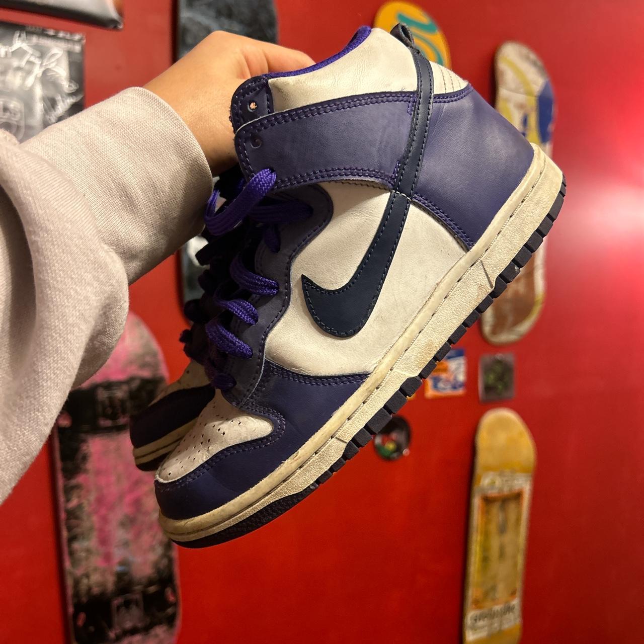 beat purple dunks 5.5 - Depop