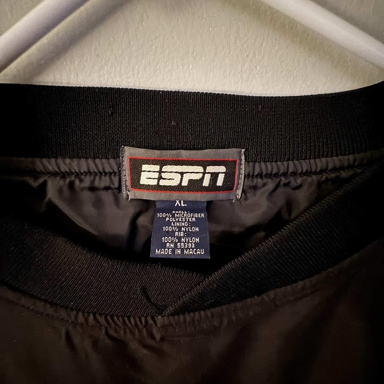 XL Vintage ESPN Golf Jacket - Black - Depop