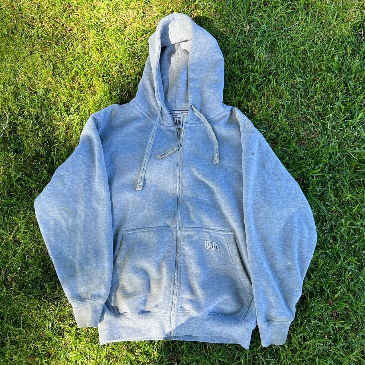 PRO CLUB zip up hoodie size M really thick material.... - Depop