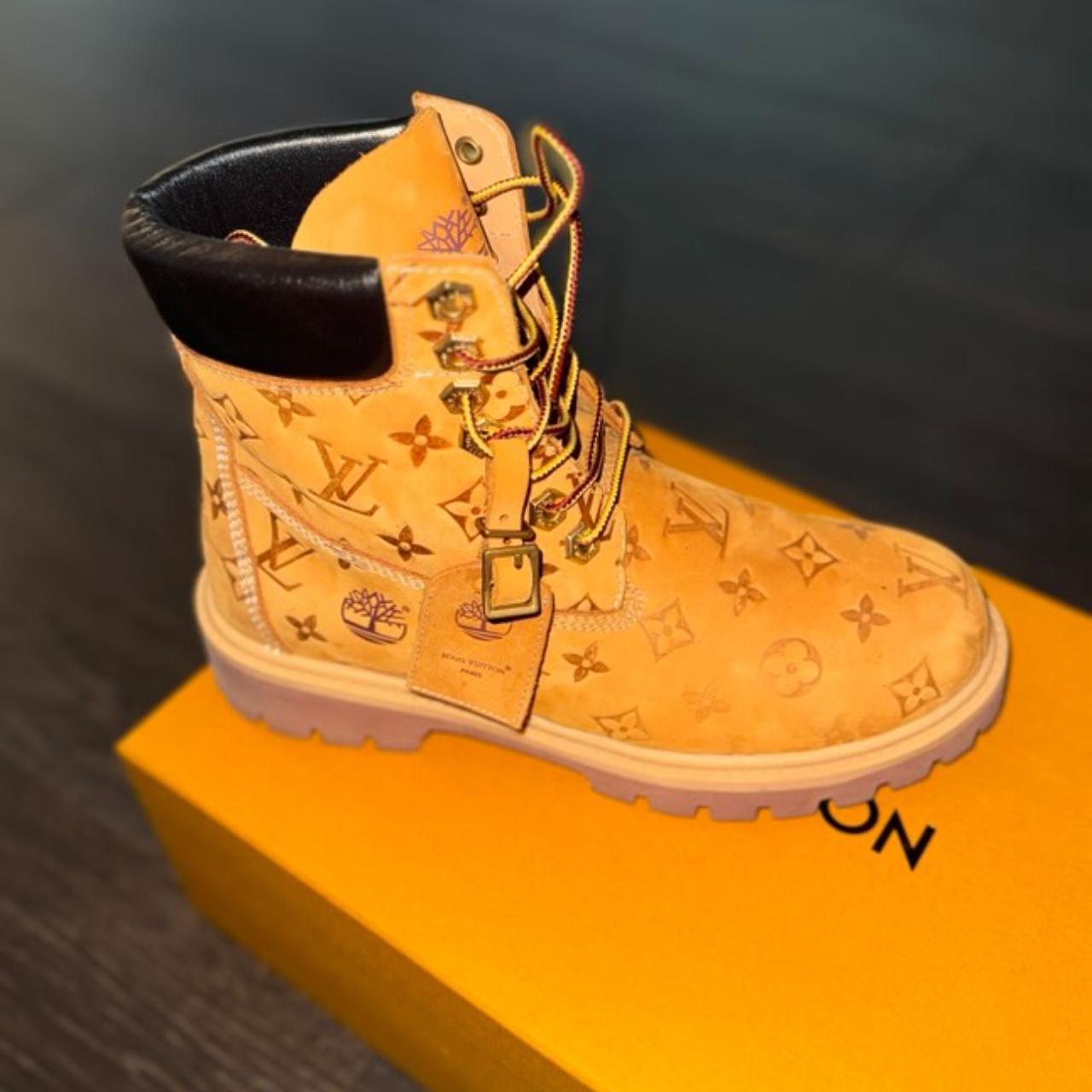 Louis vuitton Timbs. brand new boots comes with... | Depop
