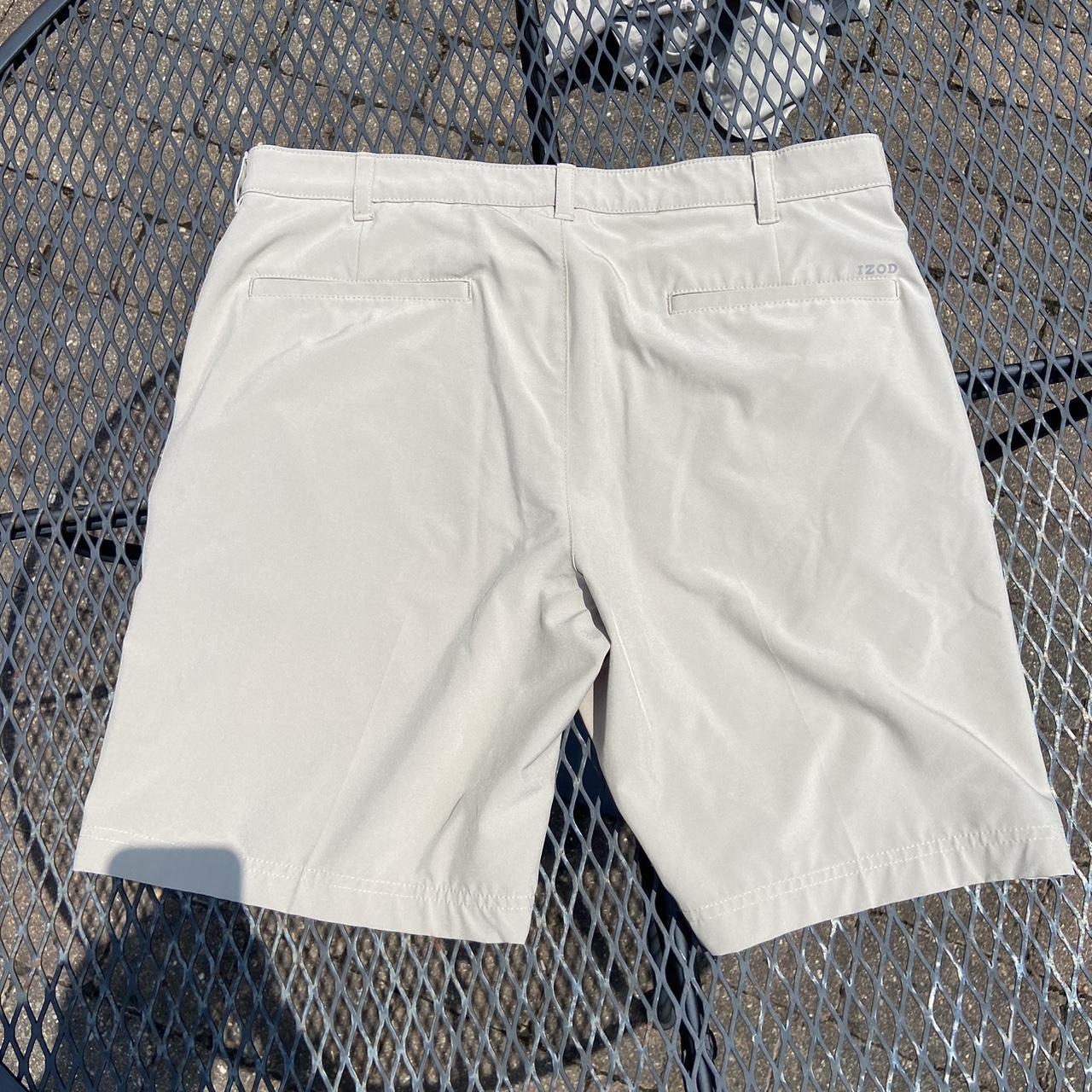 IZOD Khaki Golf Shorts Size 36” waist No stains Like... - Depop