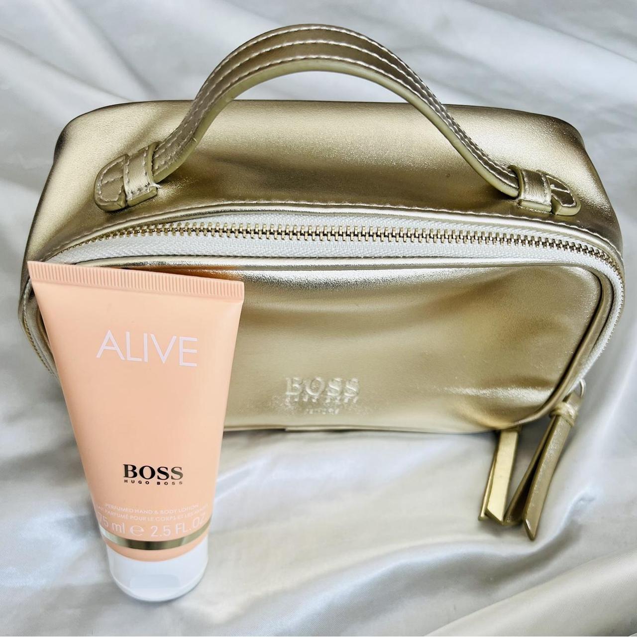 Hugo Boss Women's Gold Bag | Depop