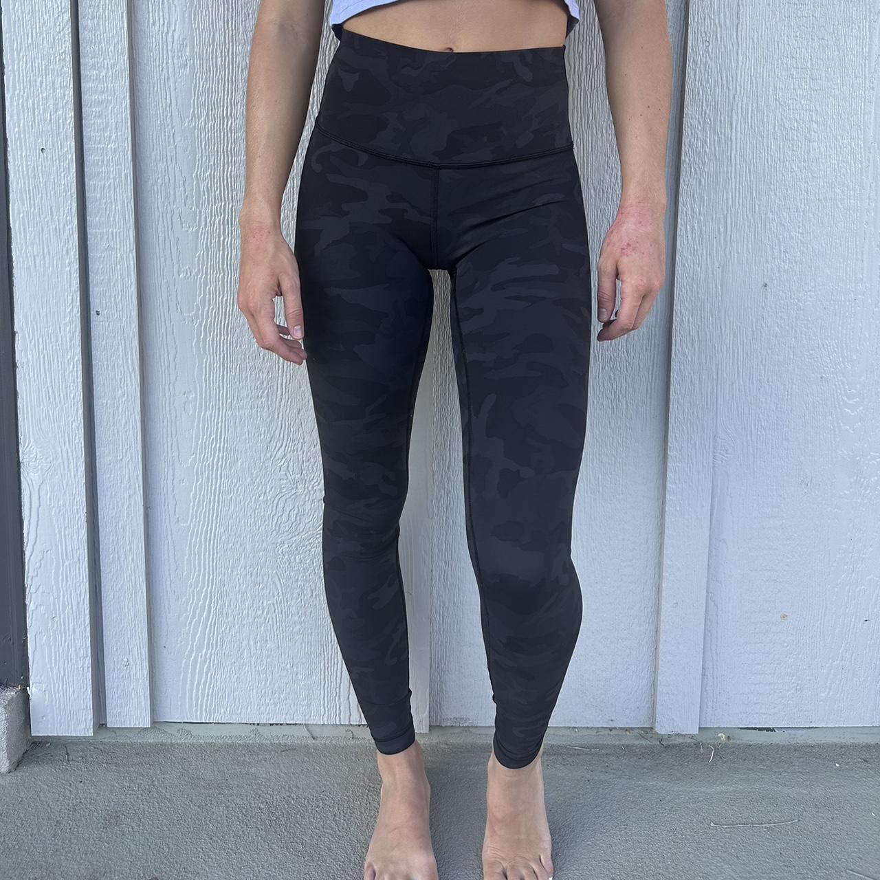 Lulu camo align leggings - never worn - Depop