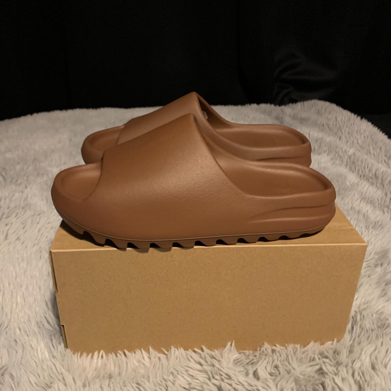 Adidas Yeezy Slide Flax UK 8 100% authentic. Brand... - Depop