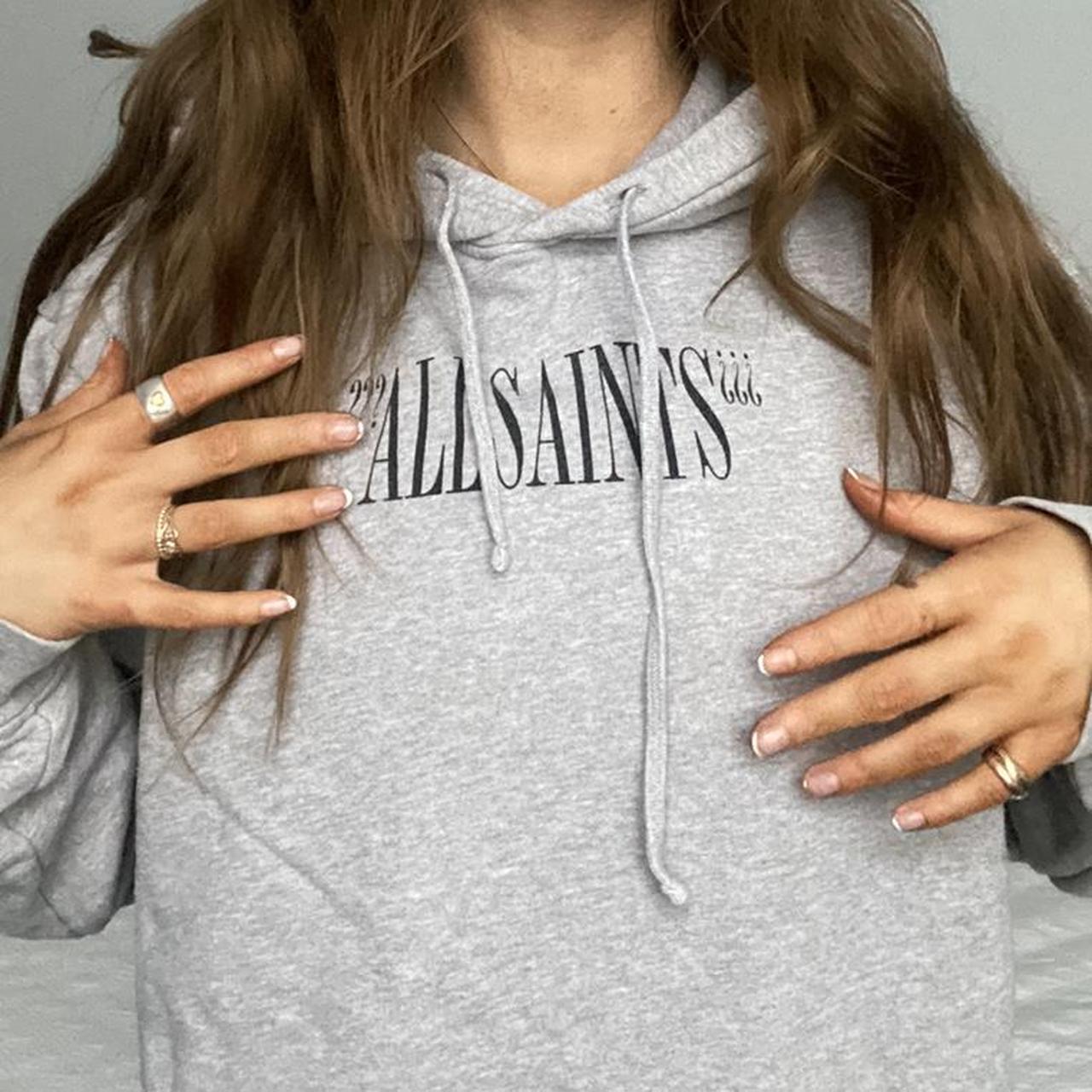 All saints hoodie Oversized on a size... - Depop
