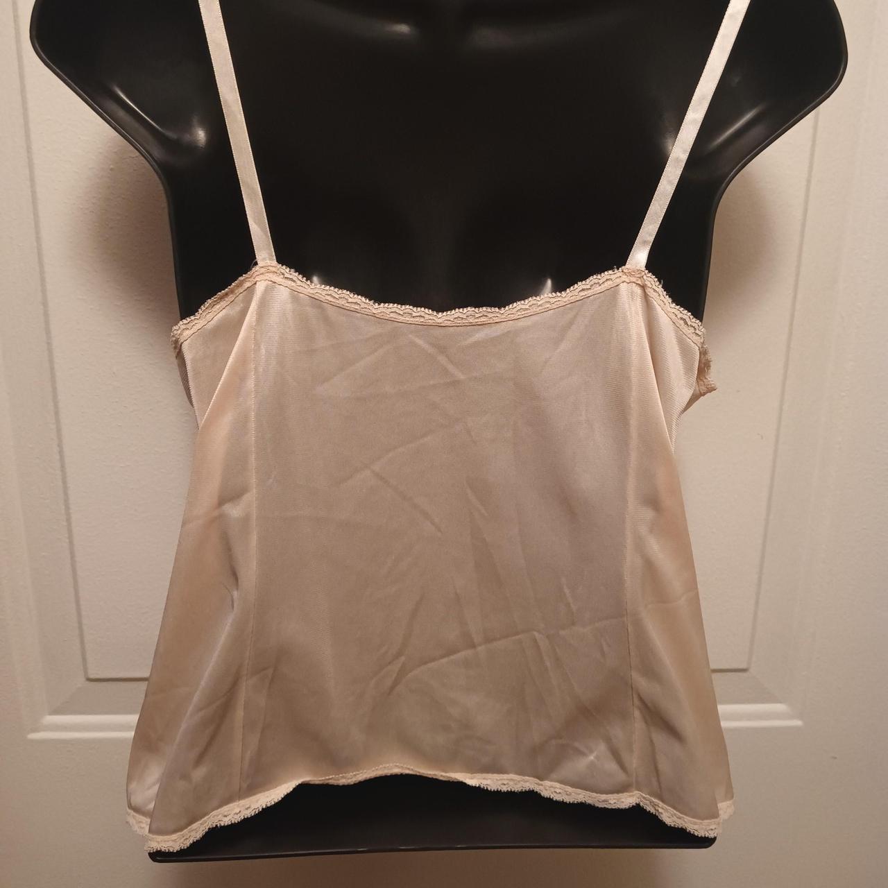 Lacy, vintage, light pink camisole. Size Small/Medium. | Depop