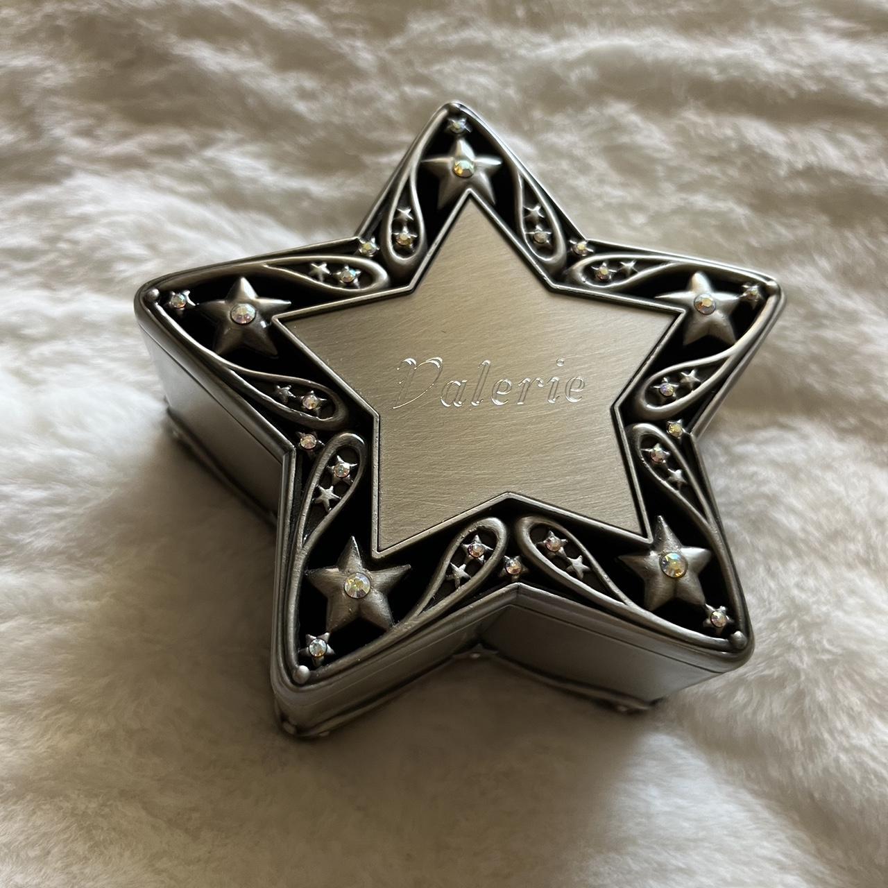 Beautiful Star Shaped Jewelry Box with Black Velvet... - Depop
