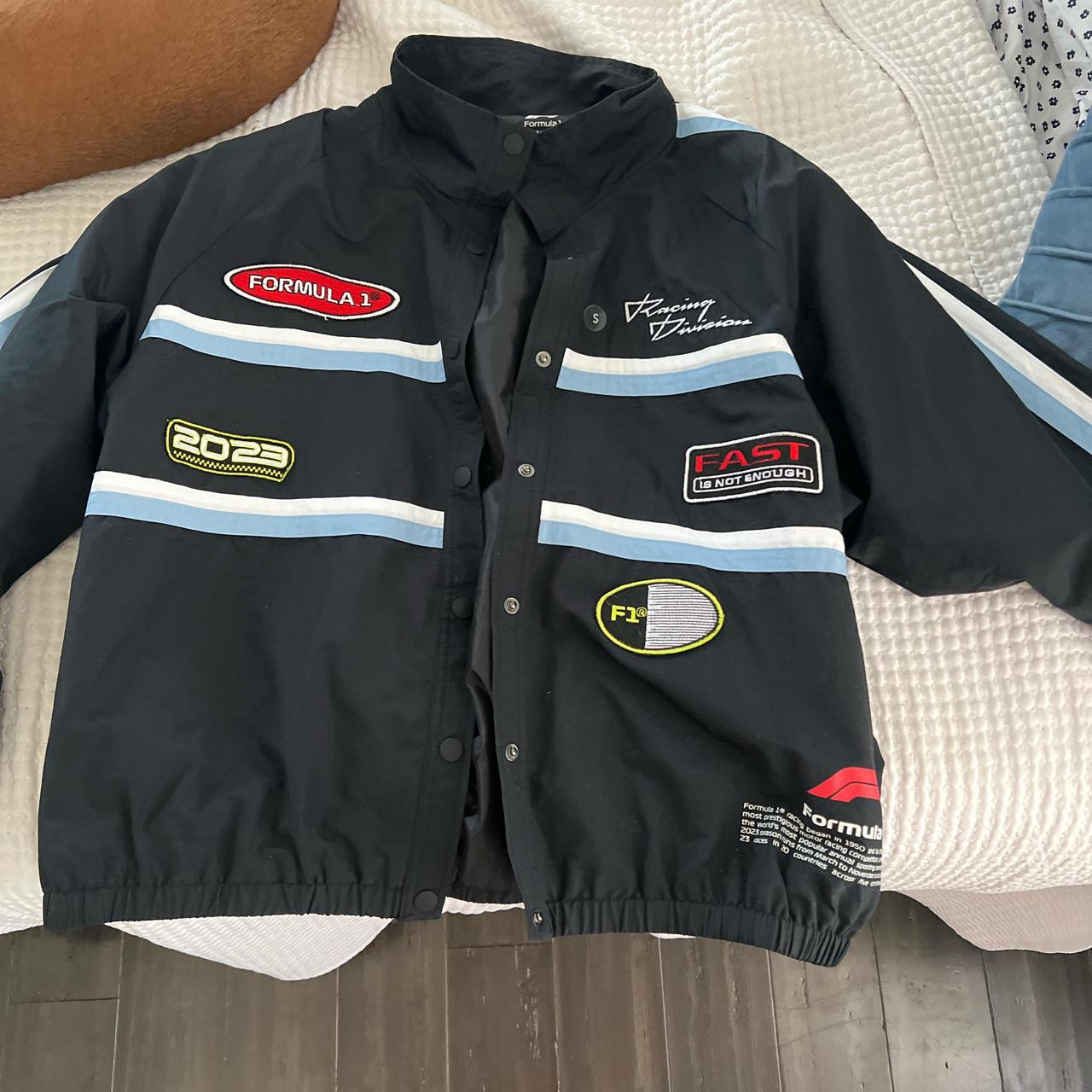 pacsun racing jacket - Depop