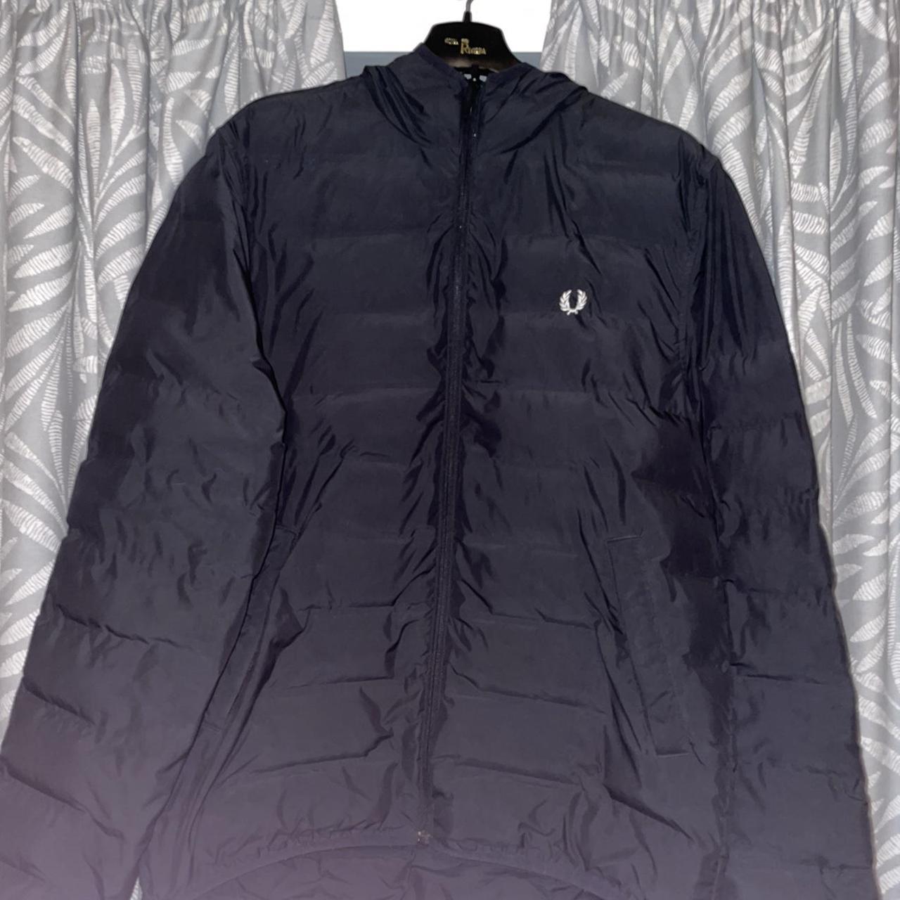 Fred Perry Men's Black Jacket | Depop