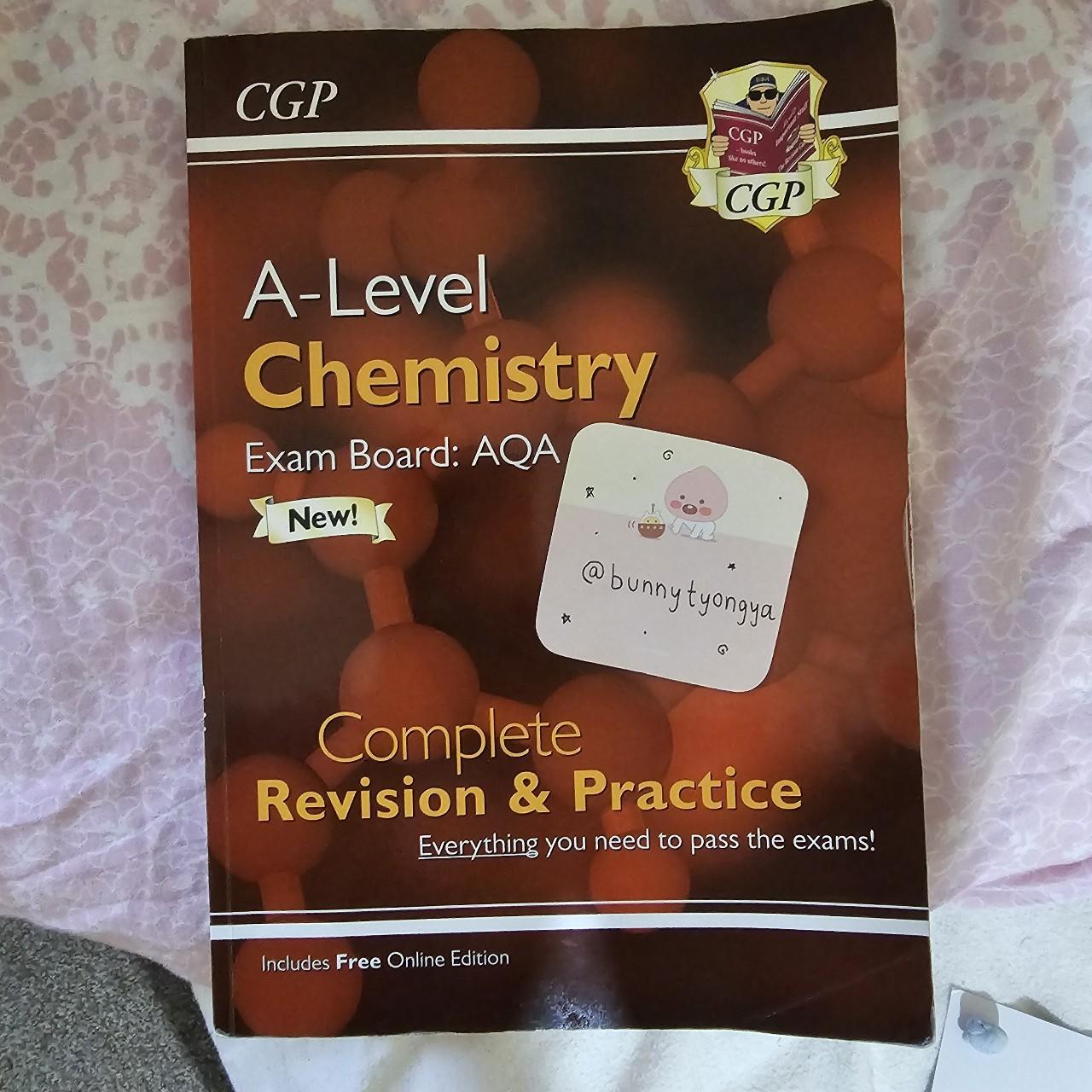 cgp chemistry aqa alevel book perfect condition no... | Depop