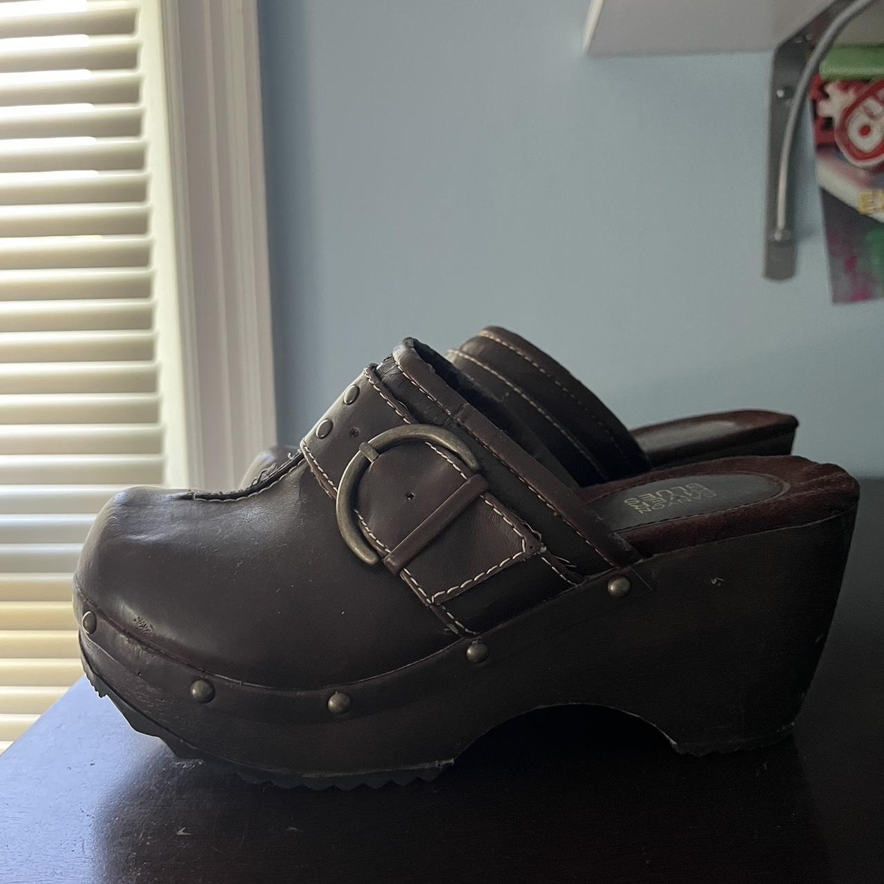 the cutest platform clogs! i love these shoes i... - Depop