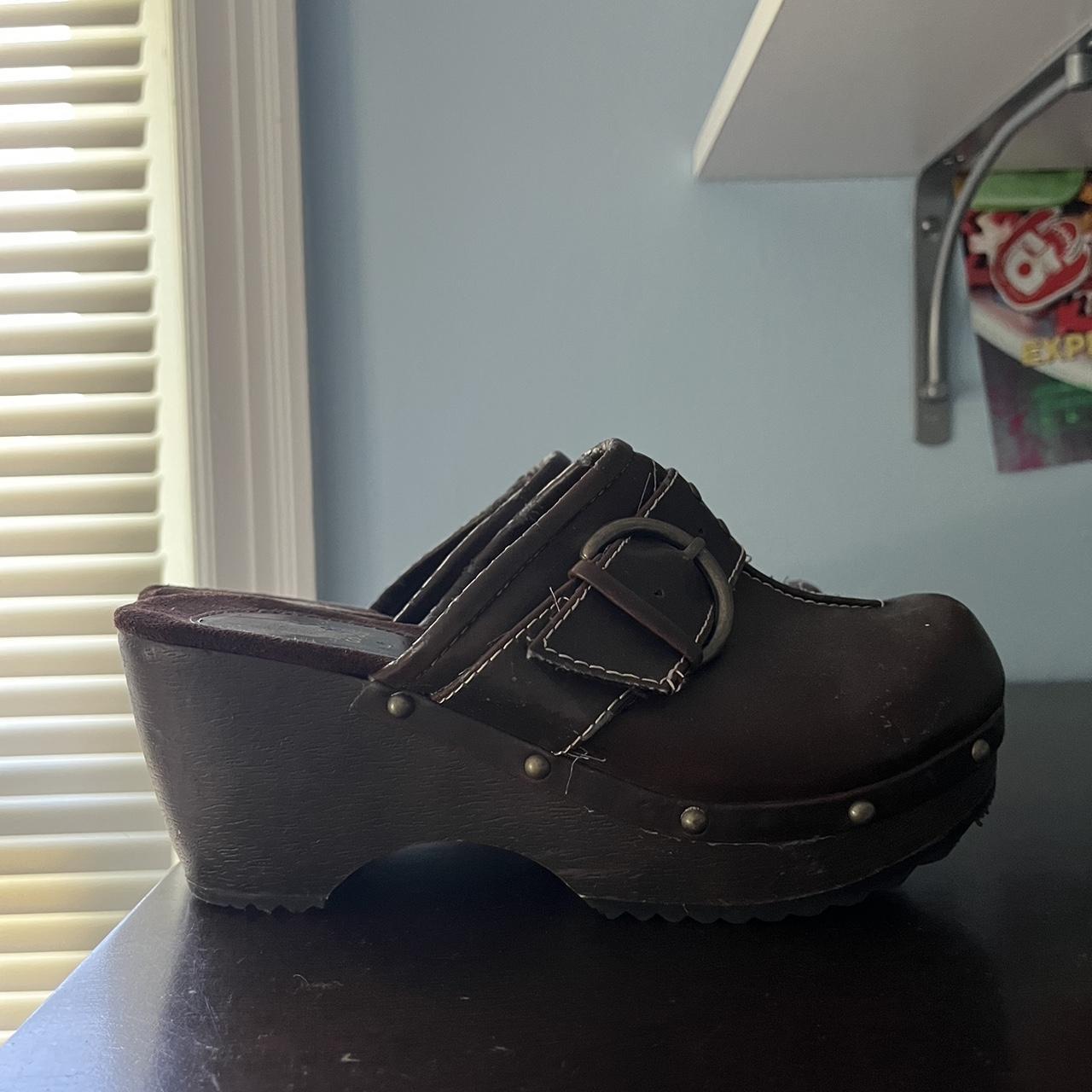 the cutest platform clogs! i love these shoes i... - Depop