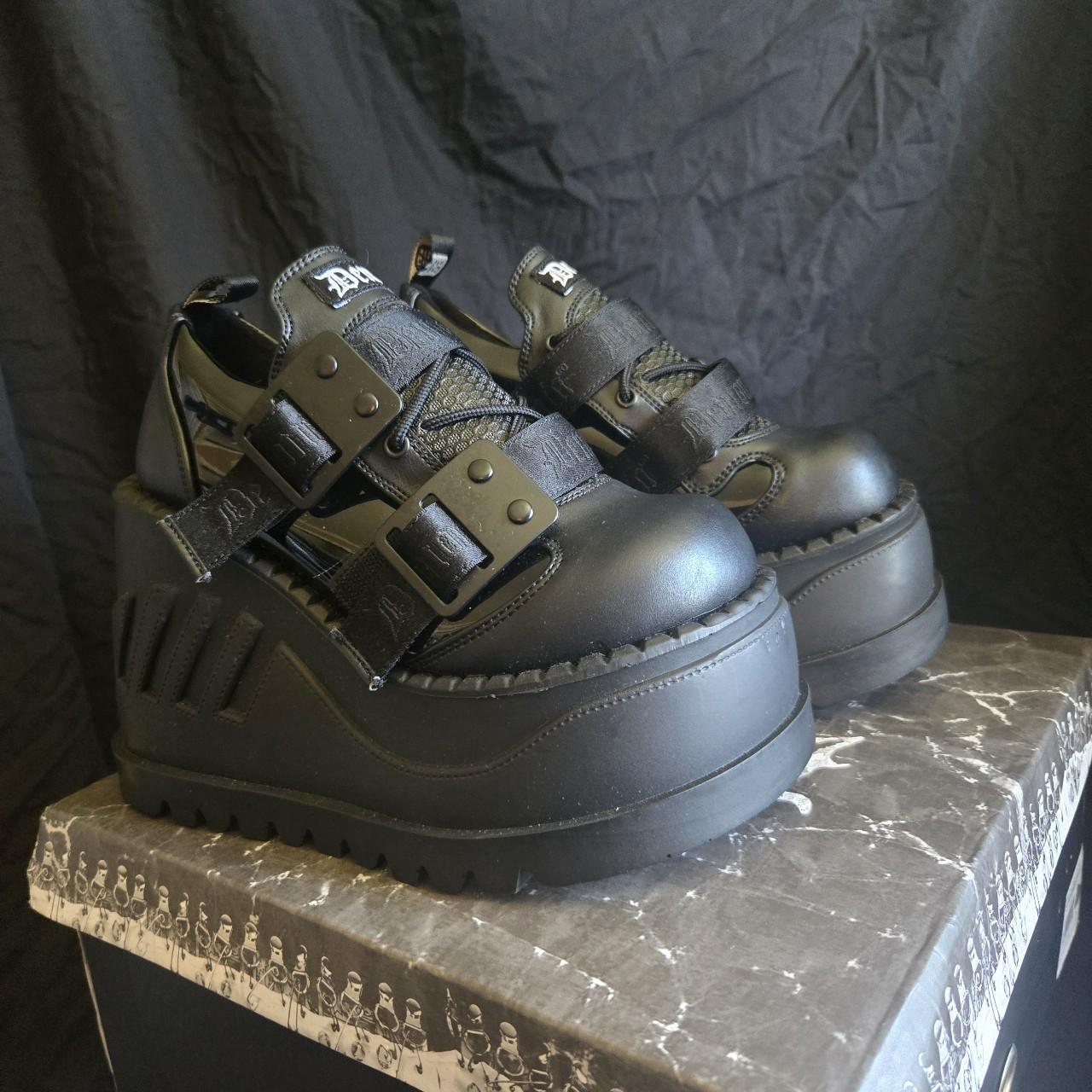 brand new with box size 7 demonia stomp-28s! chunky... | Depop