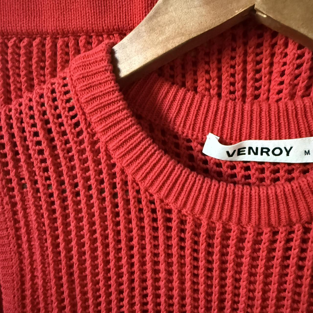 Red Crochet Venroy Set Size M. Fits me as a... | Depop