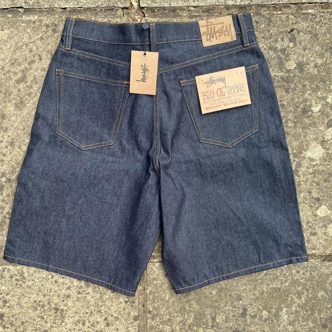 STUSSY RAW DENIM JORTS Amazing summer piece that... - Depop