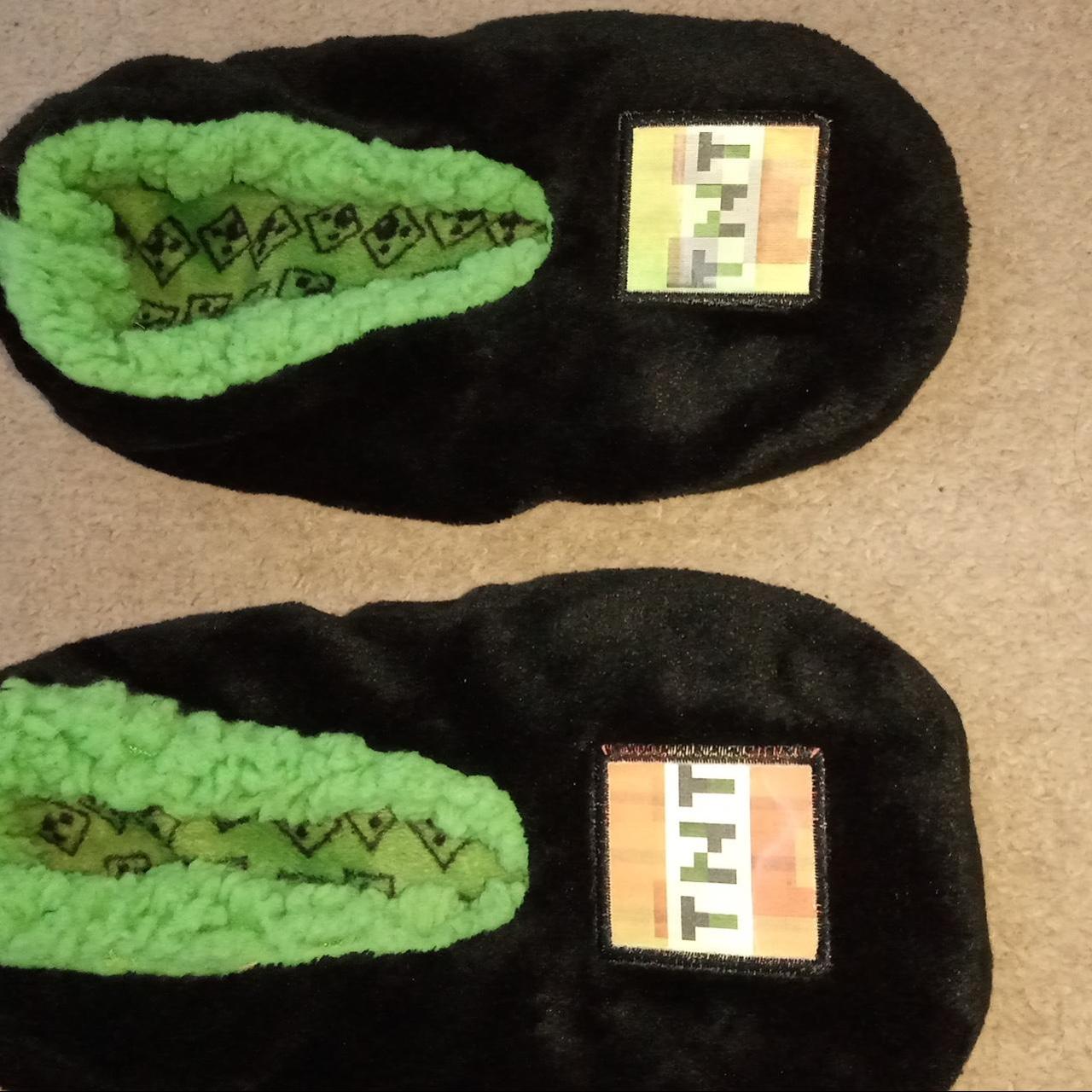 Minecraft slippers. Picture changes I don’t know... - Depop