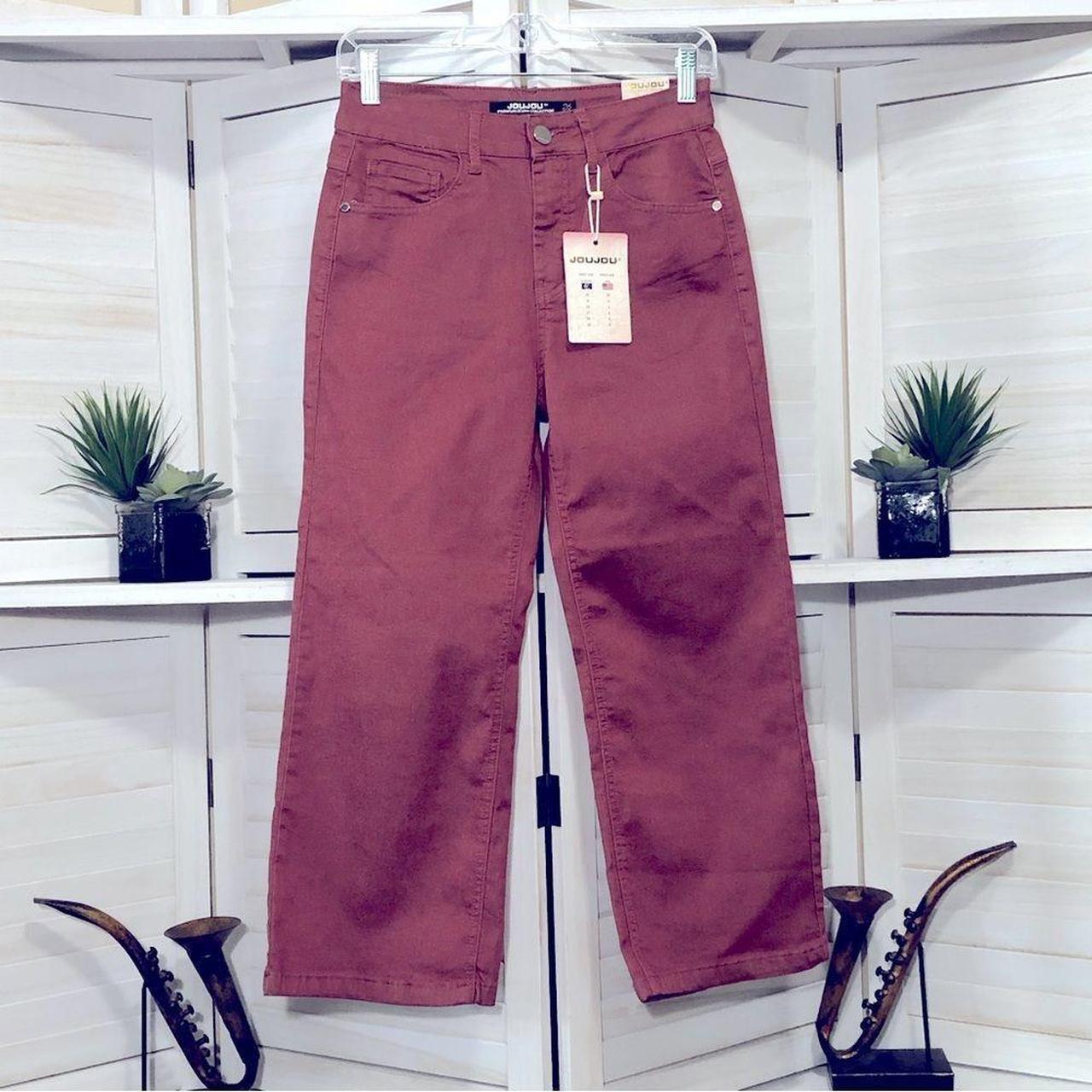 NWT Jou Jou burnt orange high rise wide leg denim... - Depop