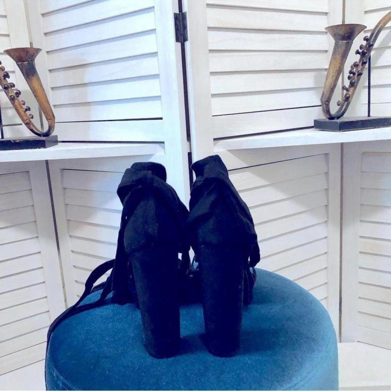 NWOT Dream Paris black 5 inch block heel platform... - Depop