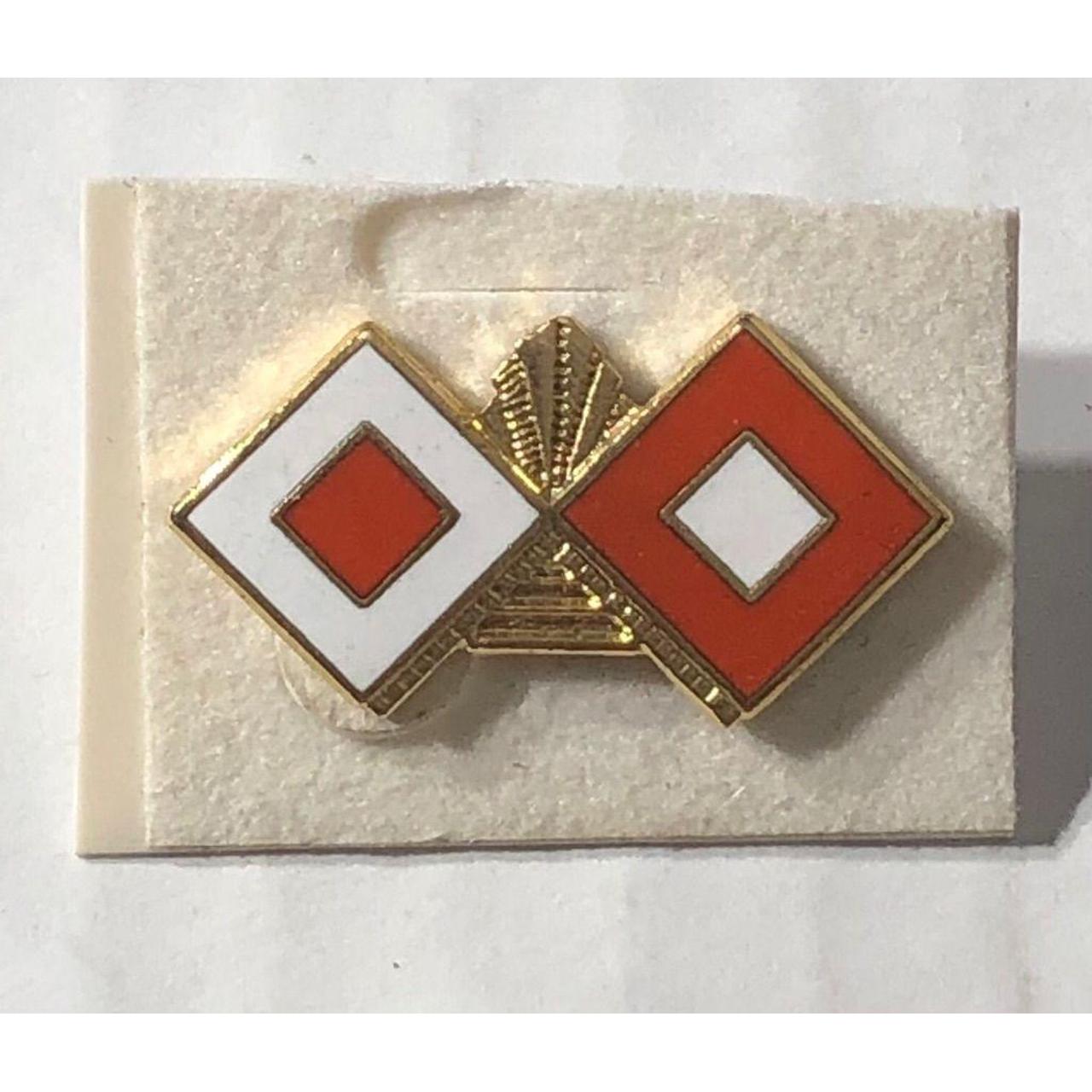U.S. Army Signal Corps Branch Officer Vintage Enamel... - Depop