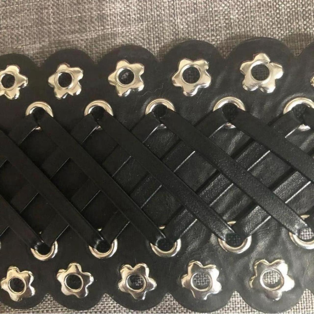 NWT Hot Topic gothic goth studded basket weave black... - Depop