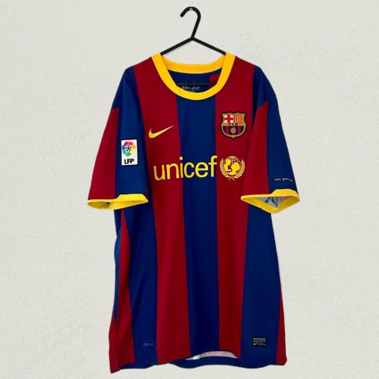 Barcelona Home Shirt 2010/2011 Messi 10... - Depop