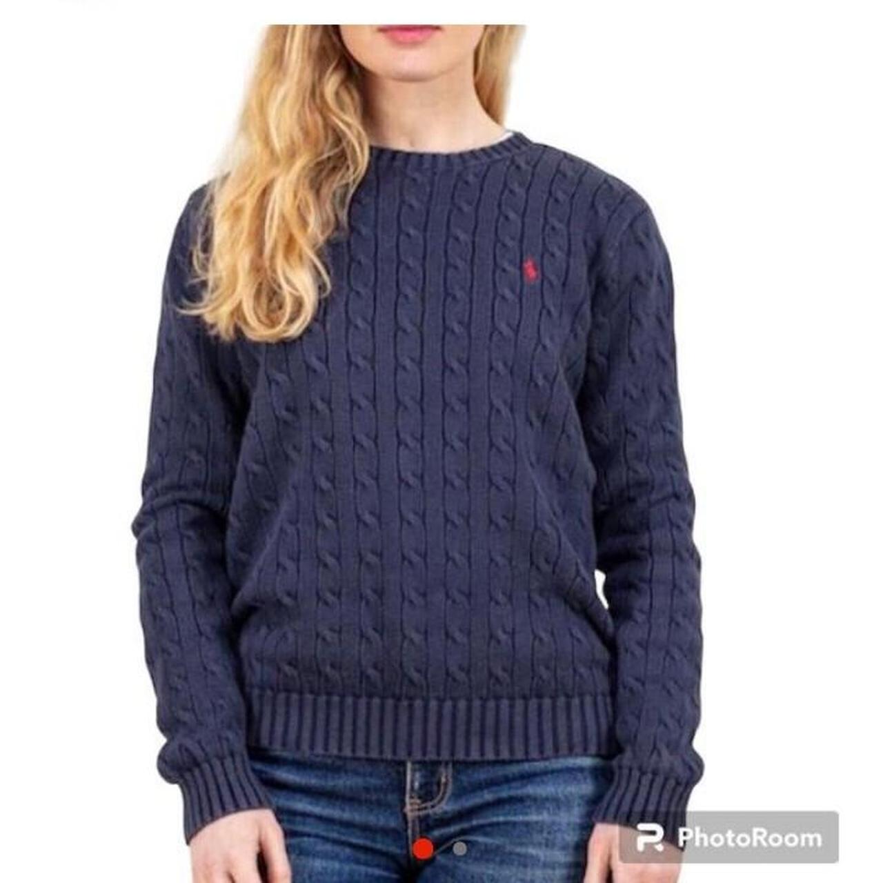 Ralph Lauren cable knit jumper. So warm and comfy... - Depop