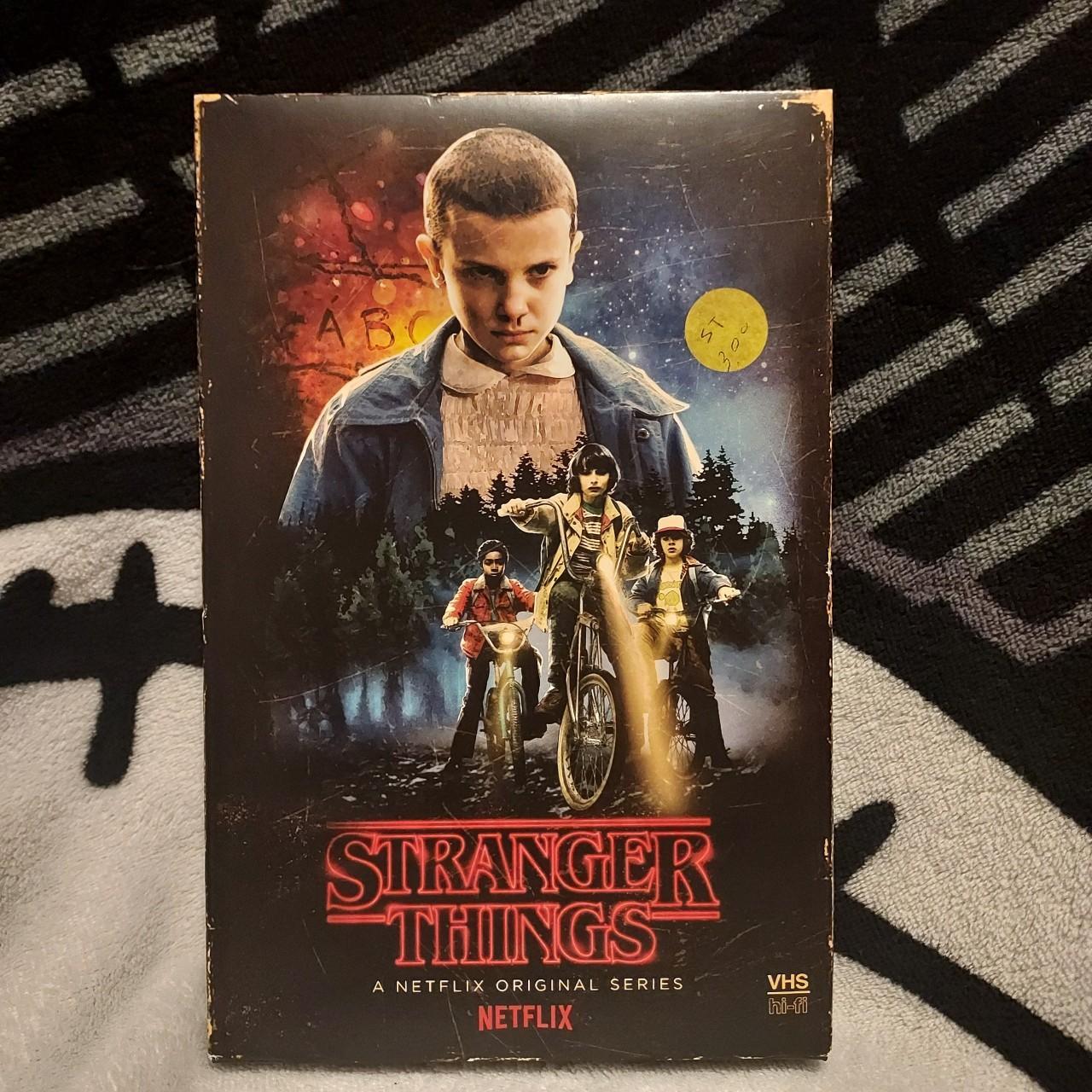 Stranger Things season 1 DVD set in vhs type style... - Depop