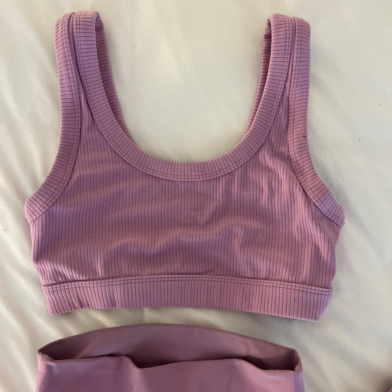 Alo yoga set - peony color #aloyoga #alo #workoutset... - Depop