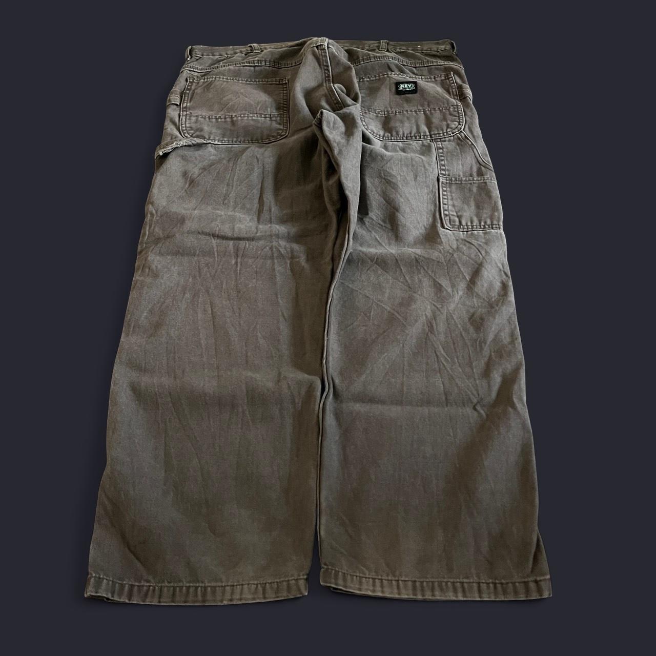 baggy carpenter key jeans size 40x30 leg opening 9... - Depop