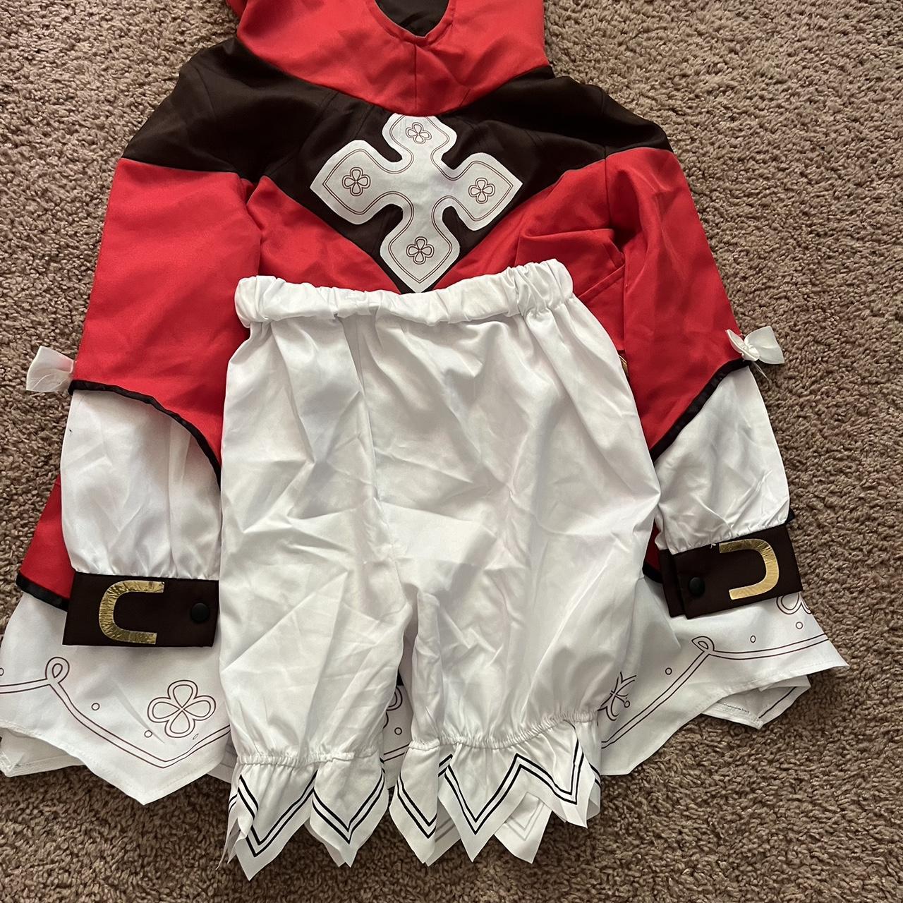 Medium Klee Red and white cosplay/costume outfit... - Depop