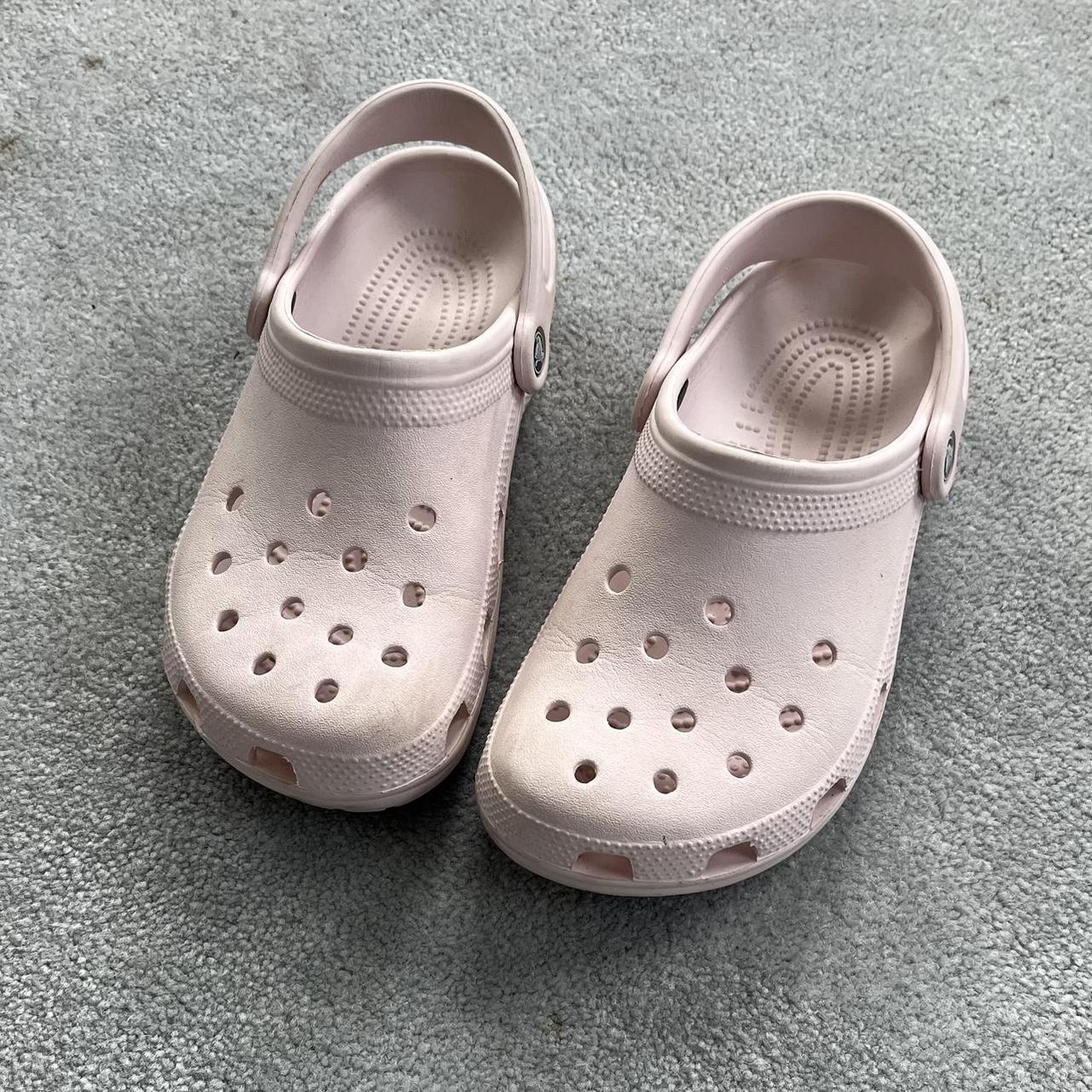Light Pink Crocs - Depop