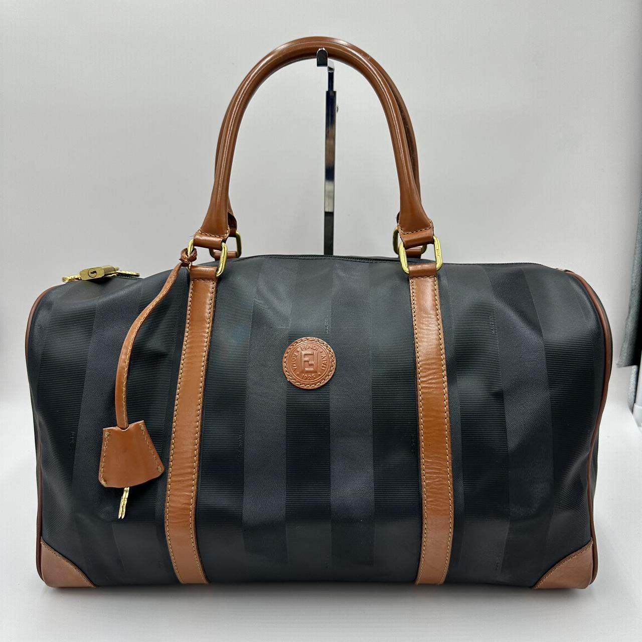 FENDI Forever Boston Hand Travel Bag Condition :... - Depop