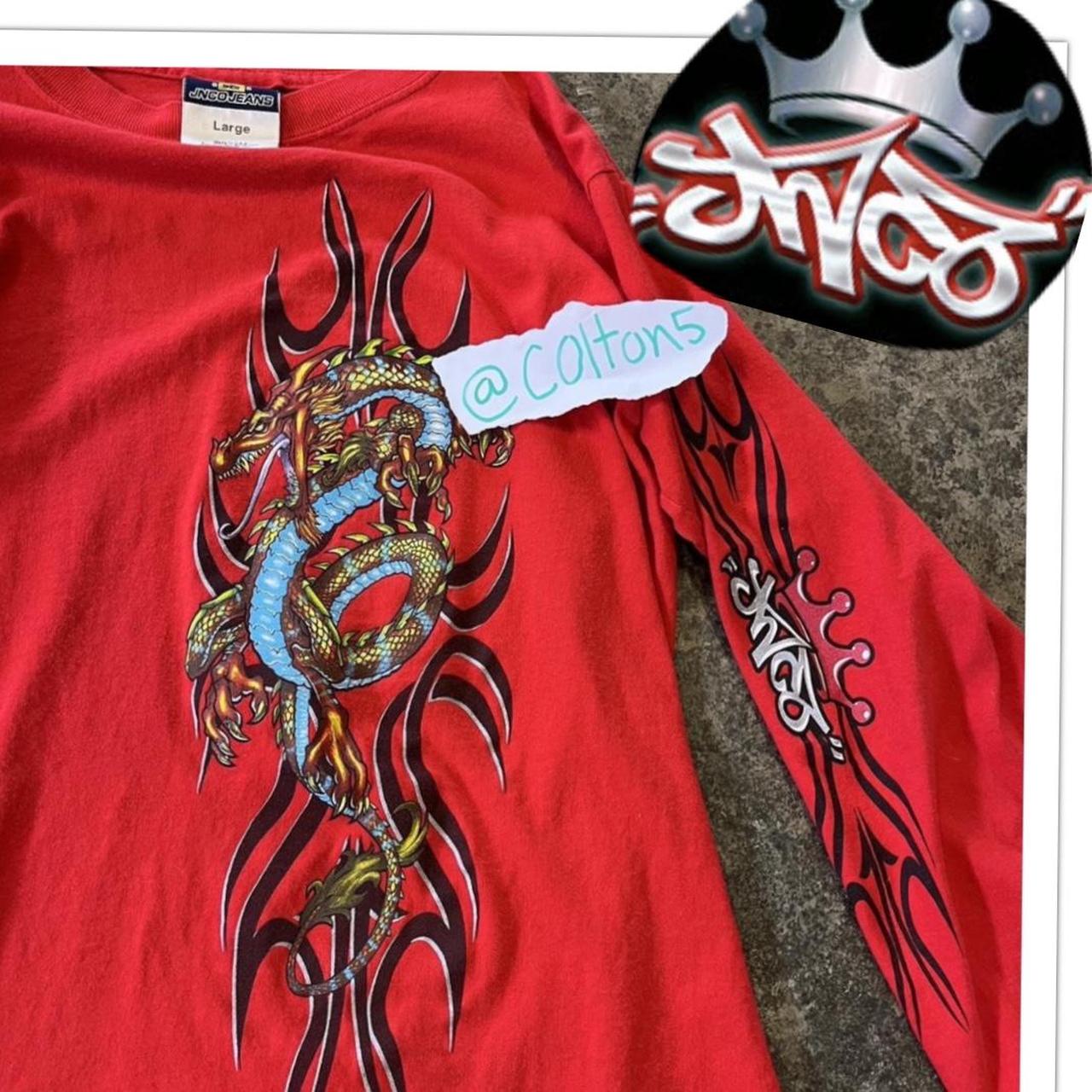 JNCO vintage shirt Size large in kids but a SIZE... - Depop
