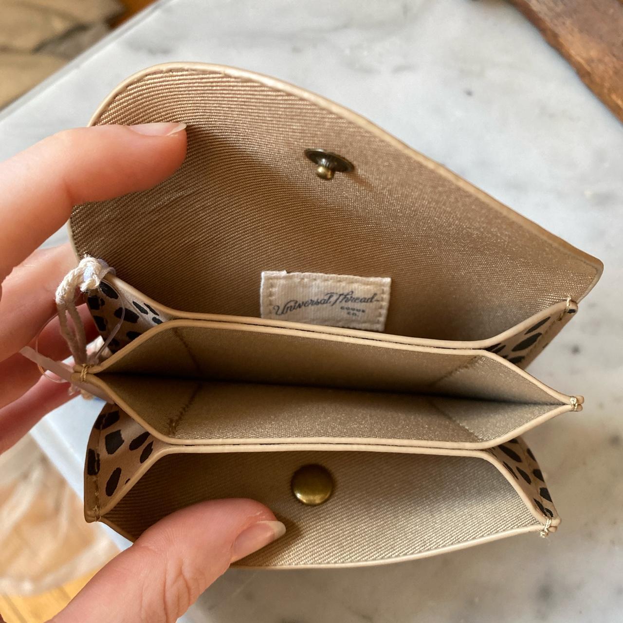 Cute cheetah print wallet! Brand universal thread.... - Depop