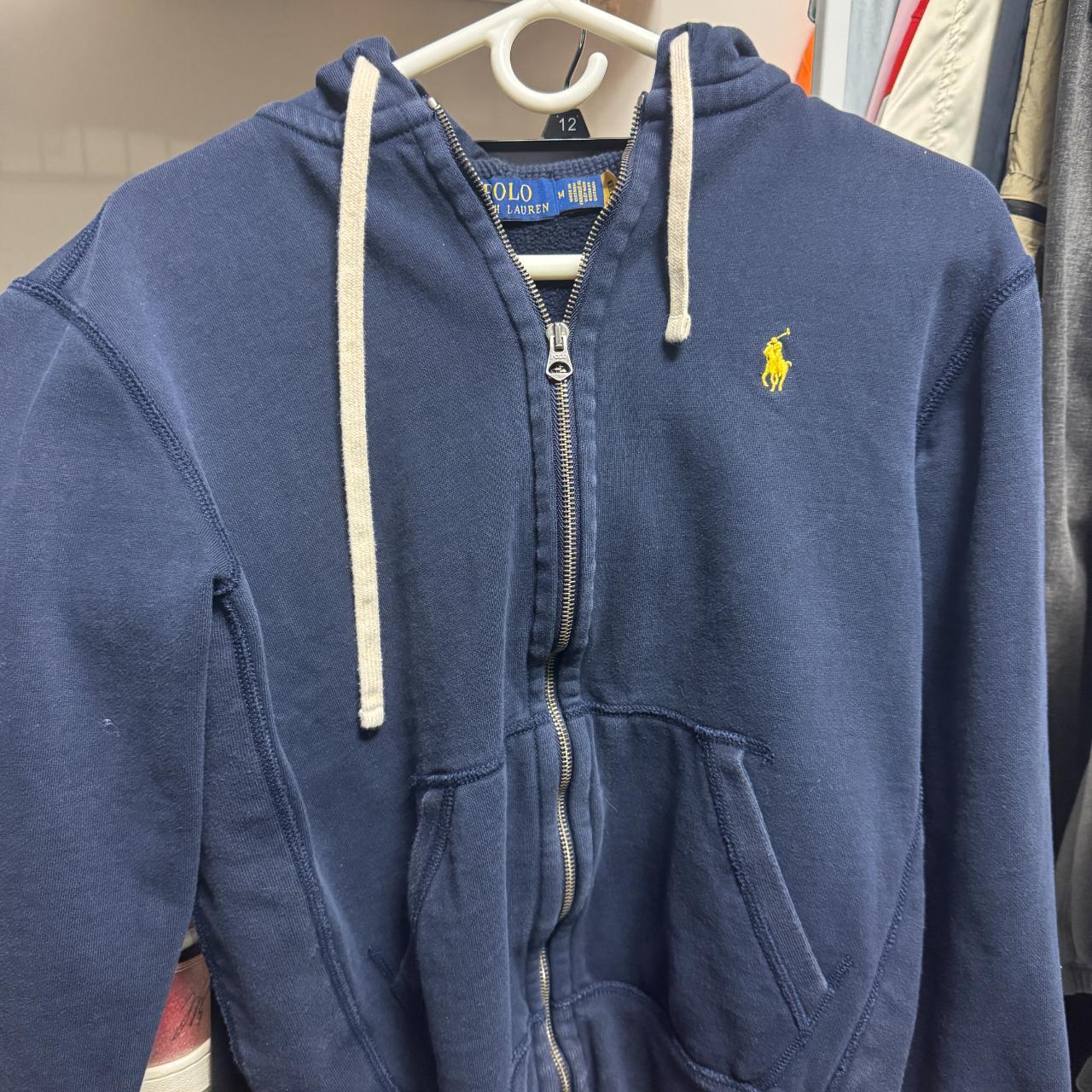 Size Medium Polo Zip up Like new never really worn - Depop