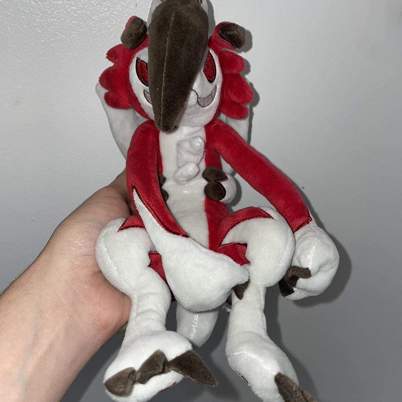 Pokemon Center Lycanroc Midnight Form Plush Toy... - Depop