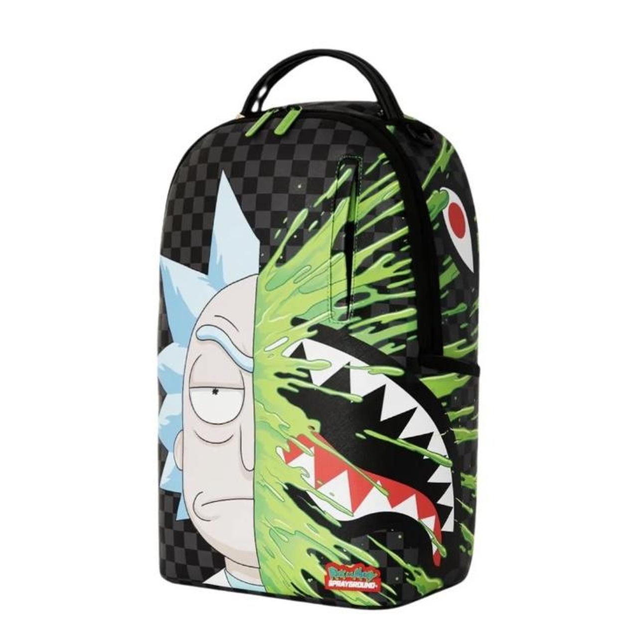 Sprayground Rick and morty brainshark brand new... - Depop
