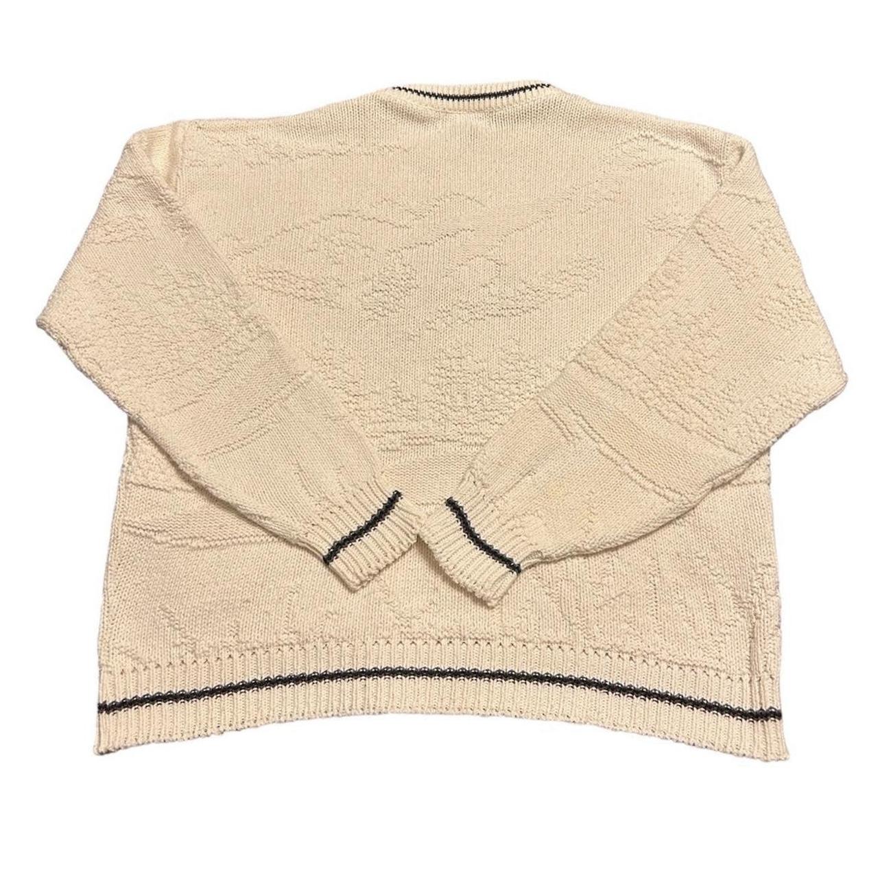 Croft & Barrow Men's Cream Jumper | Depop