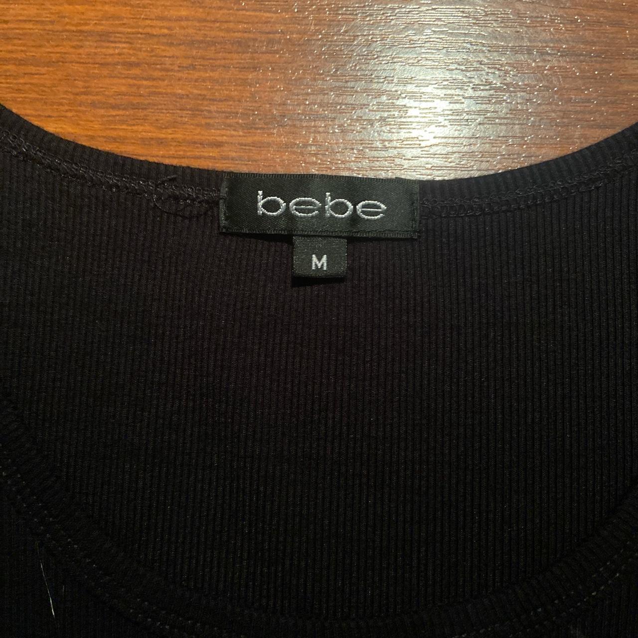 Black Bebe shirt - Depop