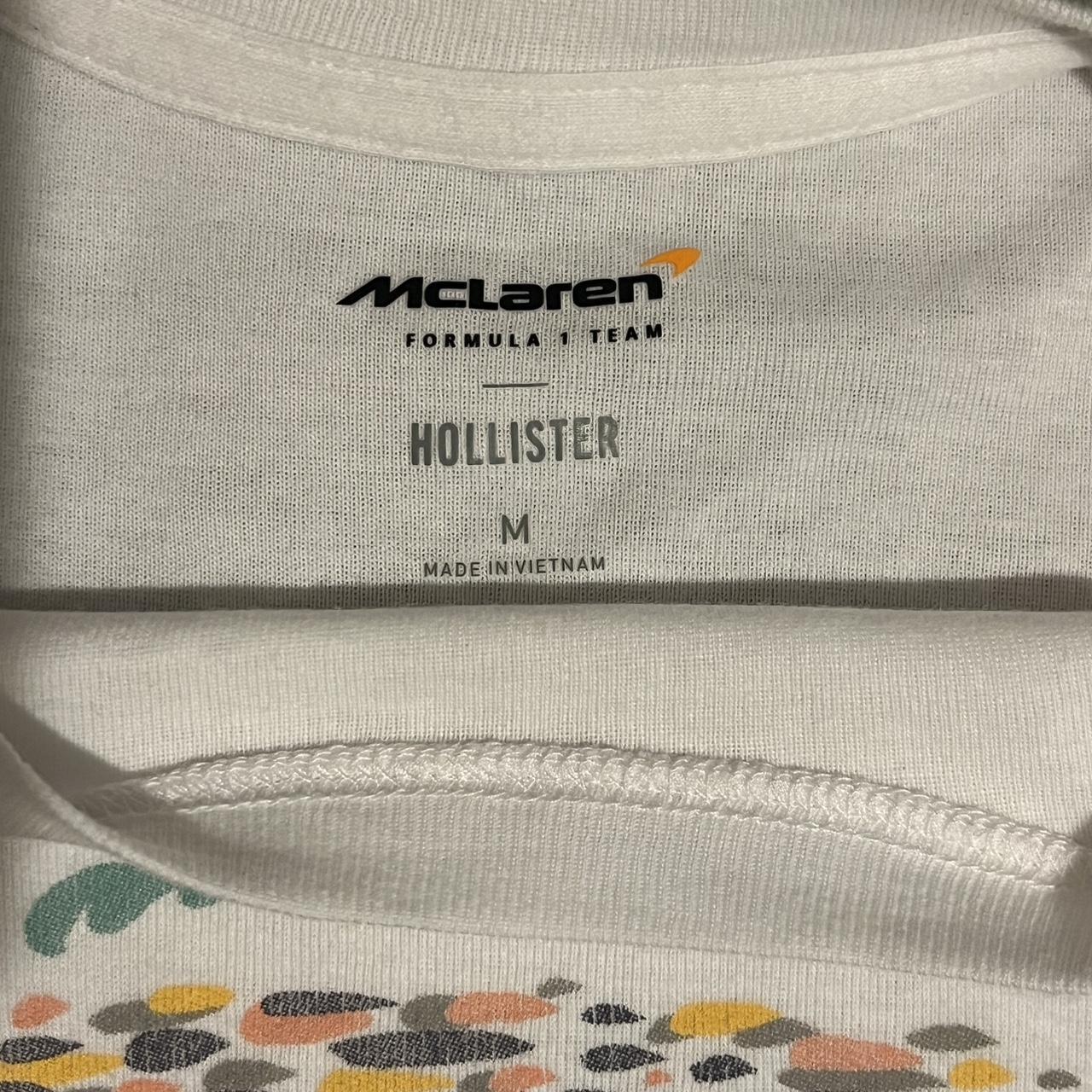 McLaren Hollister Baby Tee Worn Once #babytee... | Depop