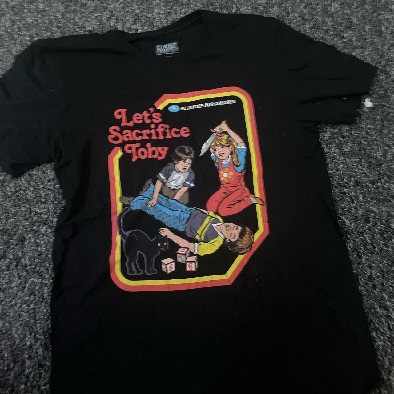 "Let's sacrifice Toby" Steven Rhodes t shirt... - Depop