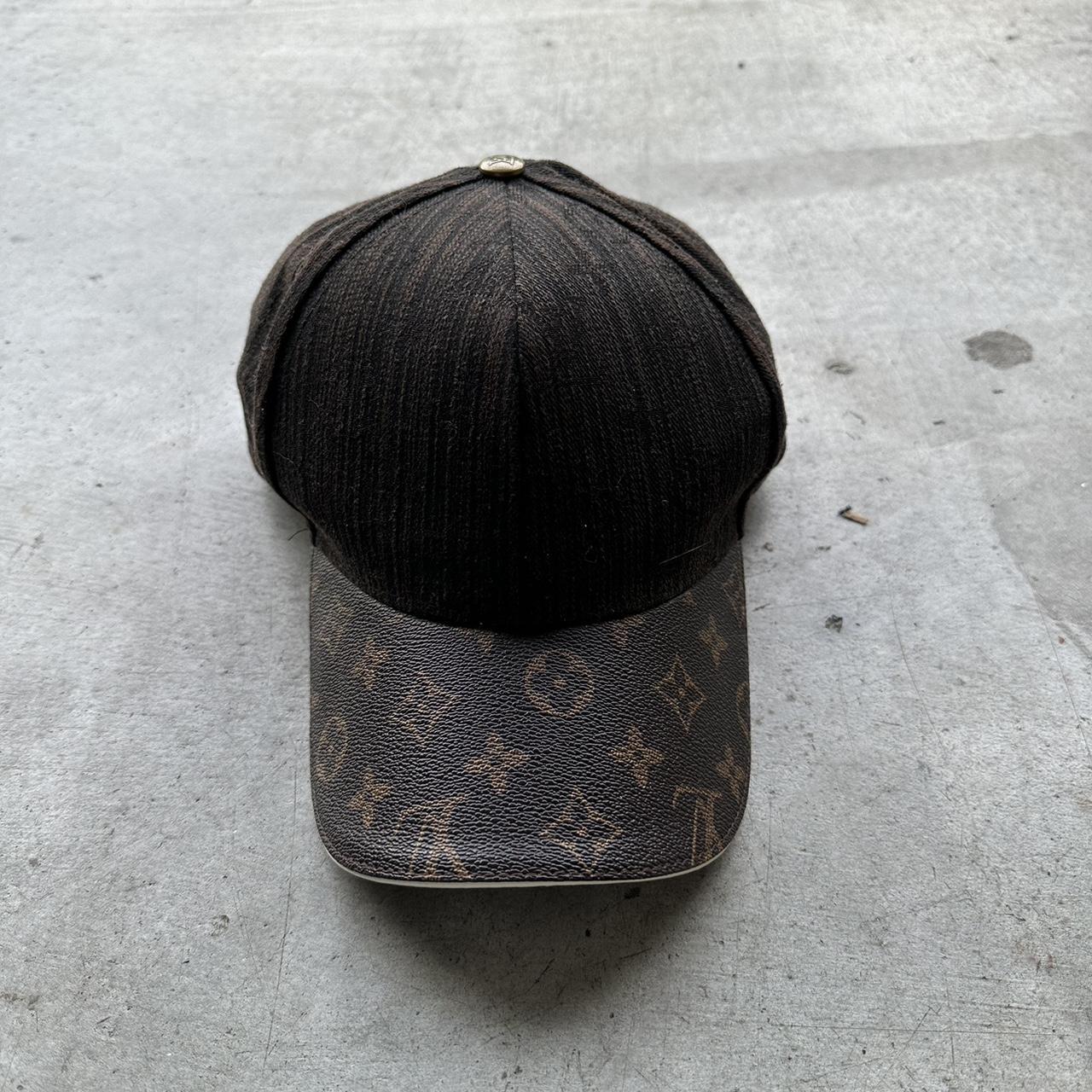 Vintage Louis Vuitton Snap Back Hat Boof Item is... | Depop