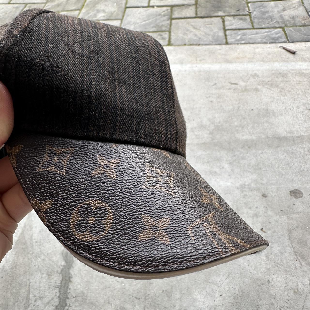 Vintage Louis Vuitton Snap Back Hat Boof Item is... | Depop
