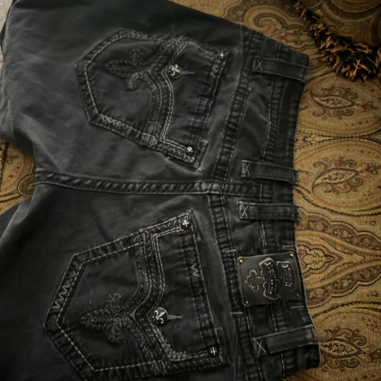 Black rock revival jeans size 36 Available for trade - Depop