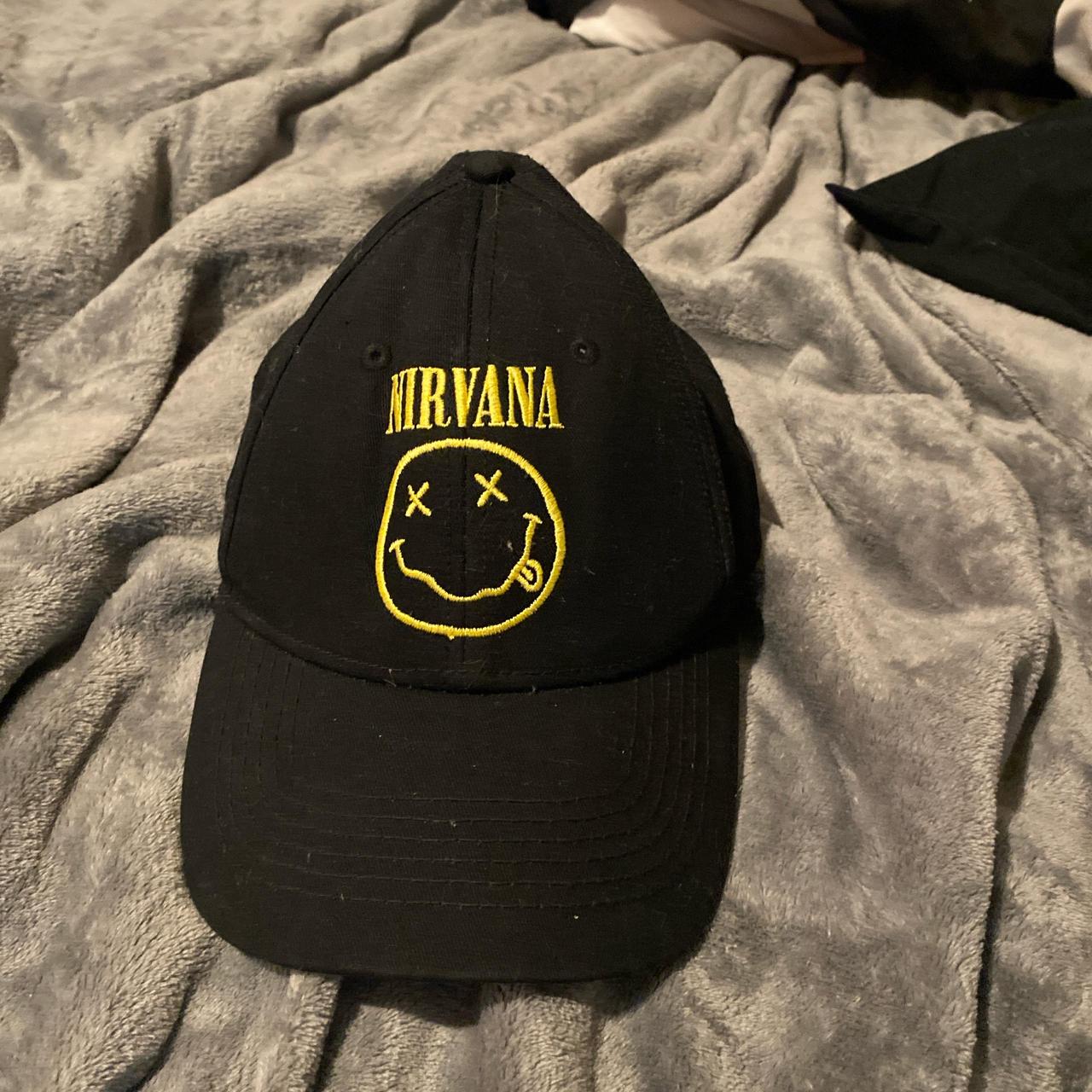 Nirvana ball cap OFFICIAL merch hat... - Depop