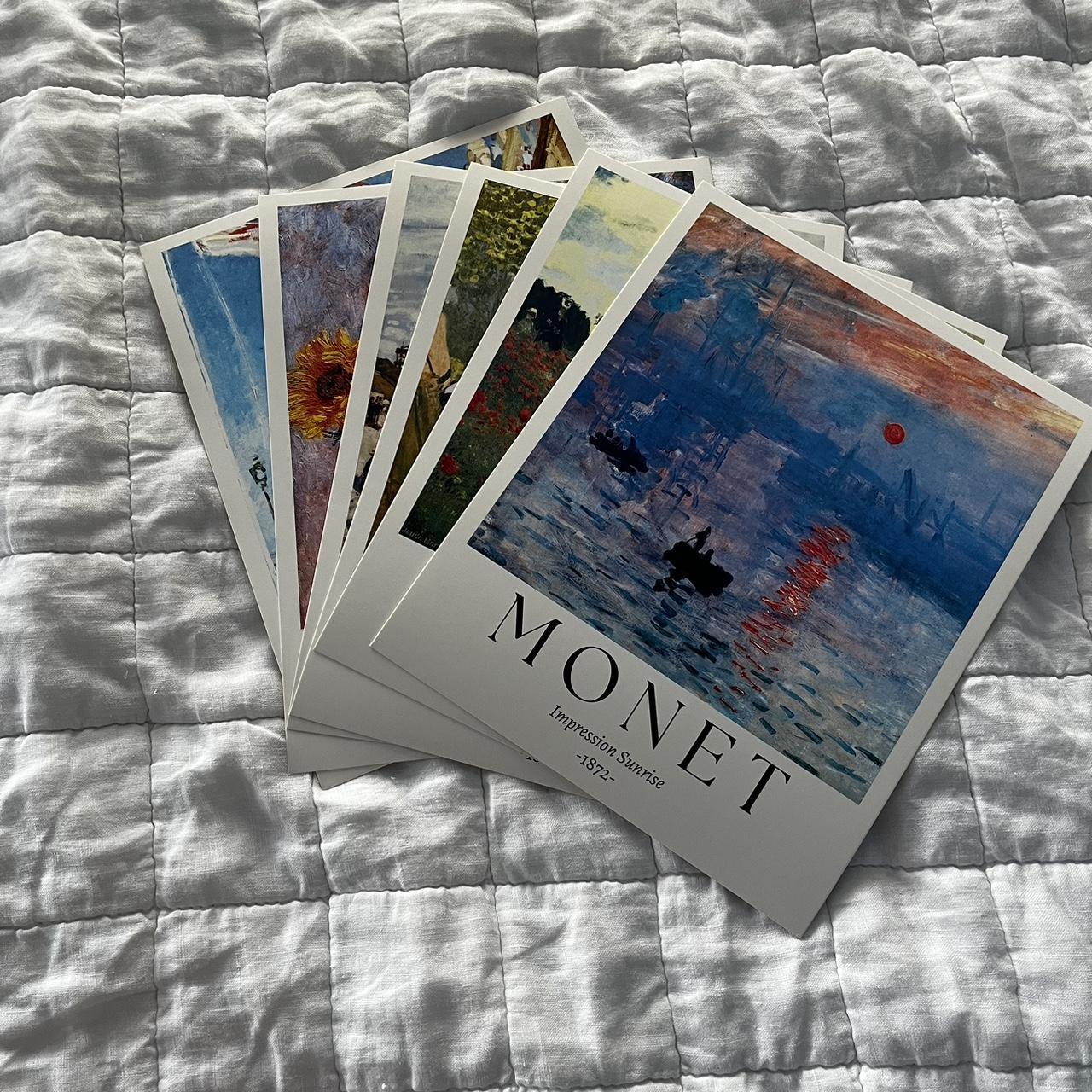 Monet posters - set of 6 #Monet #art #postcards - Depop