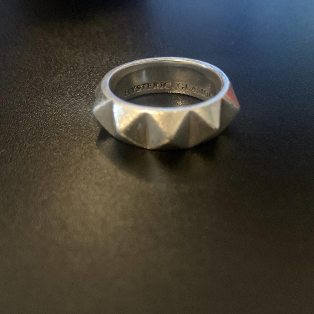 Rare Sz 8.5 Hysteric Glamour Ring .925 Silver 9/10... - Depop