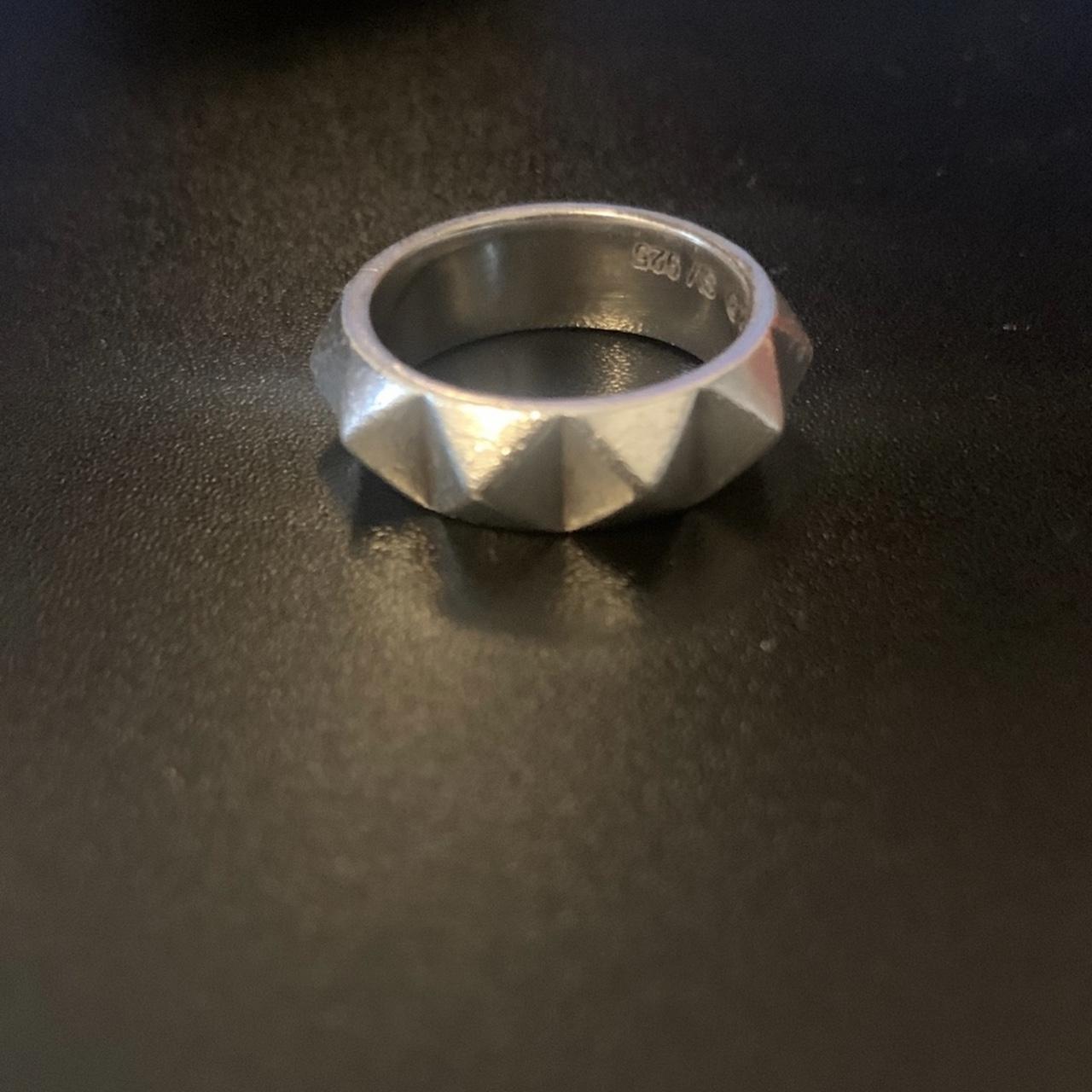 Rare Sz 8.5 Hysteric Glamour Ring .925 Silver 9/10... - Depop