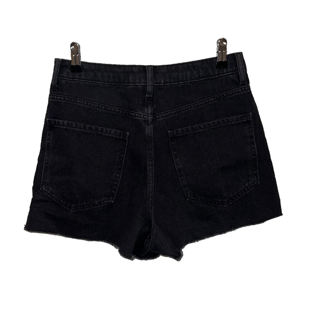 Nwot Black Denim Cut Off Shorts Newlook Asos Depop