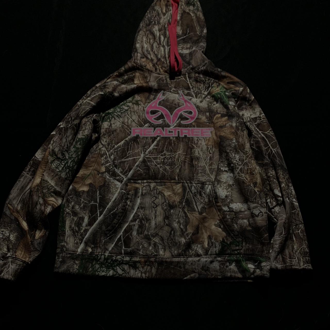 Realtree Women's Pink Sweatshirt LARGE - Depop